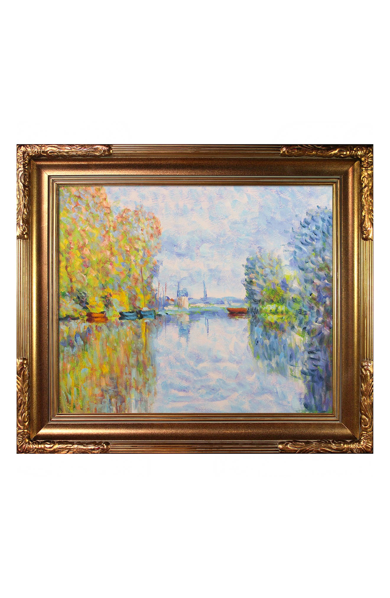 OVERSTOCK ART La Pastiche Autumn on the Seine at Argenteuil ...