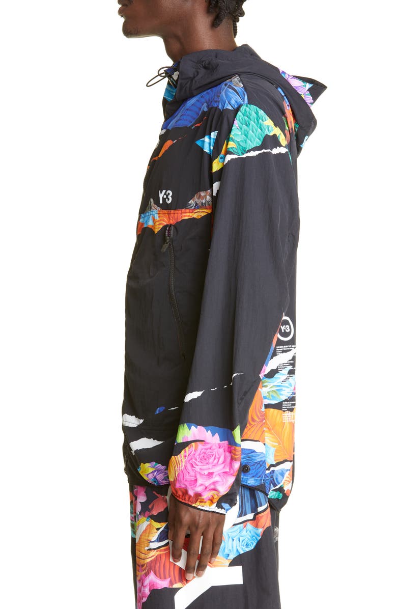 Y-3 Print Packable Nylon Windbreaker | Nordstromrack