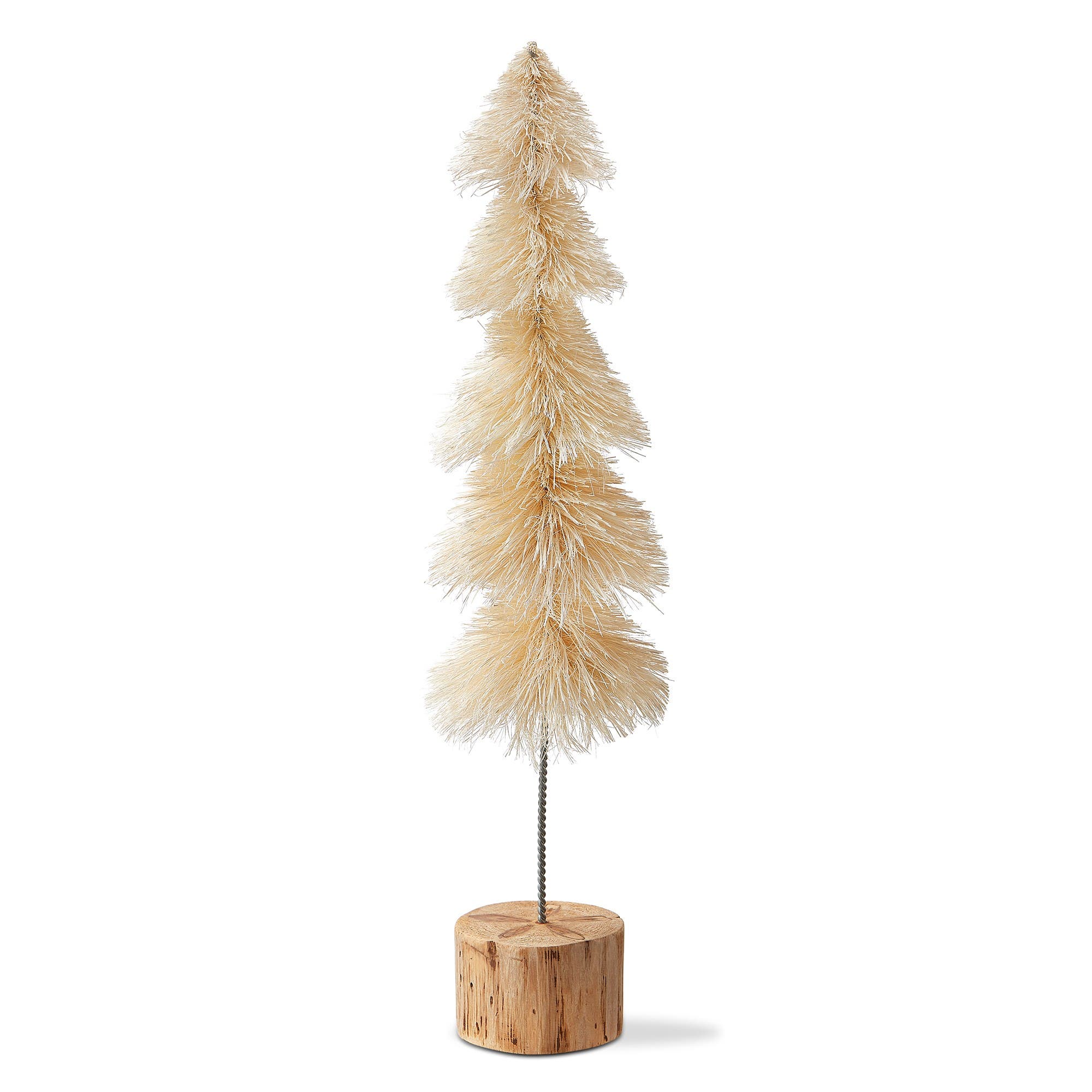 tag Large Natural Sisal Tree - Holiday Decor Sculpture for Christmas ...
