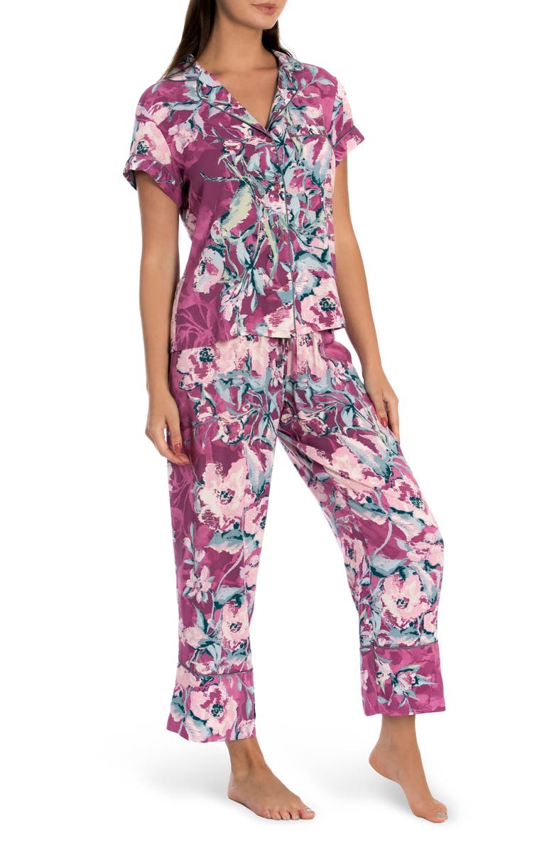 In Bloom by Jonquil Callie Floral Crop Pajamas | Nordstromrack