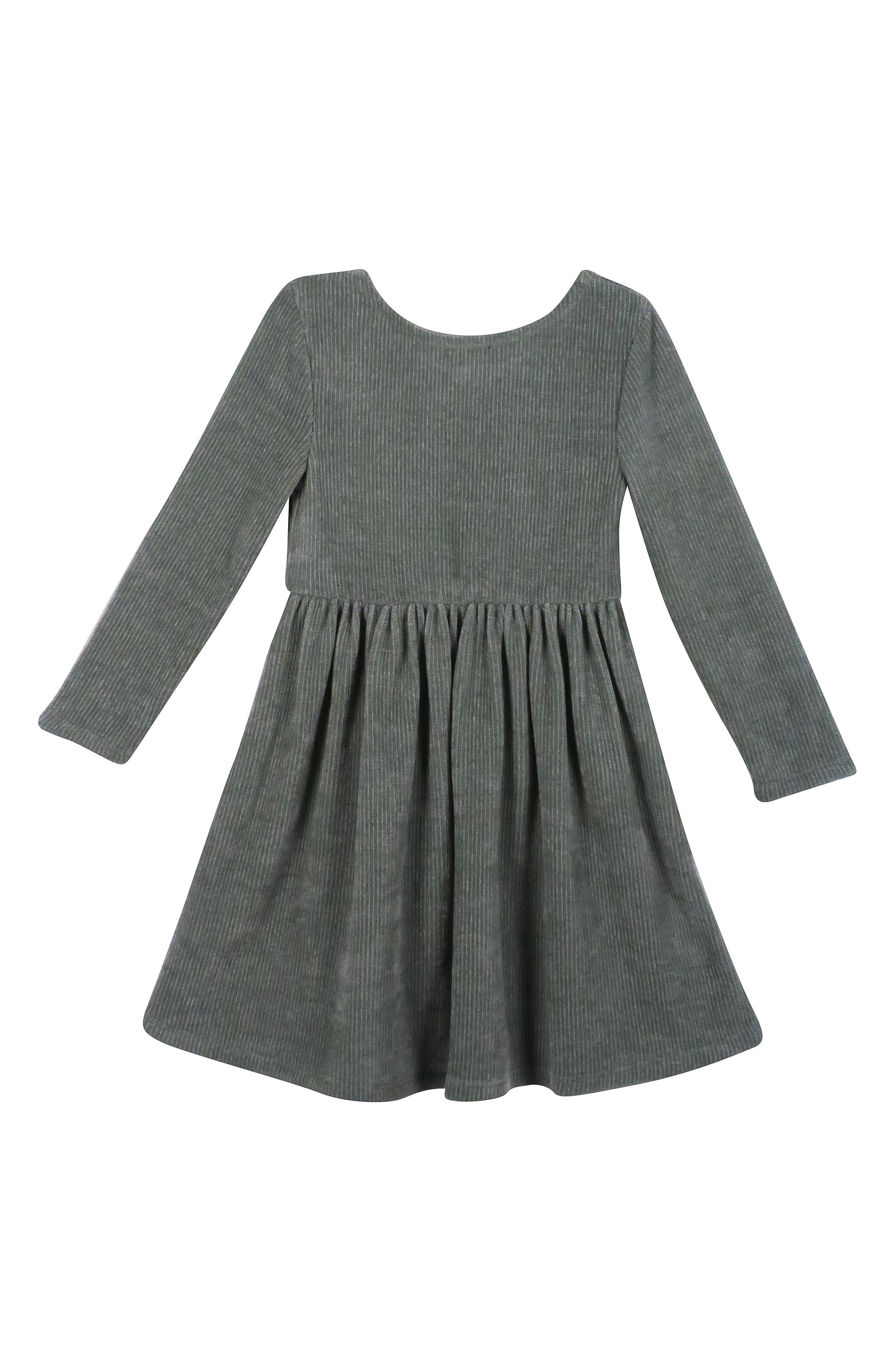 Zunie Kids' Chenille Long Sleeve Dress | Nordstromrack