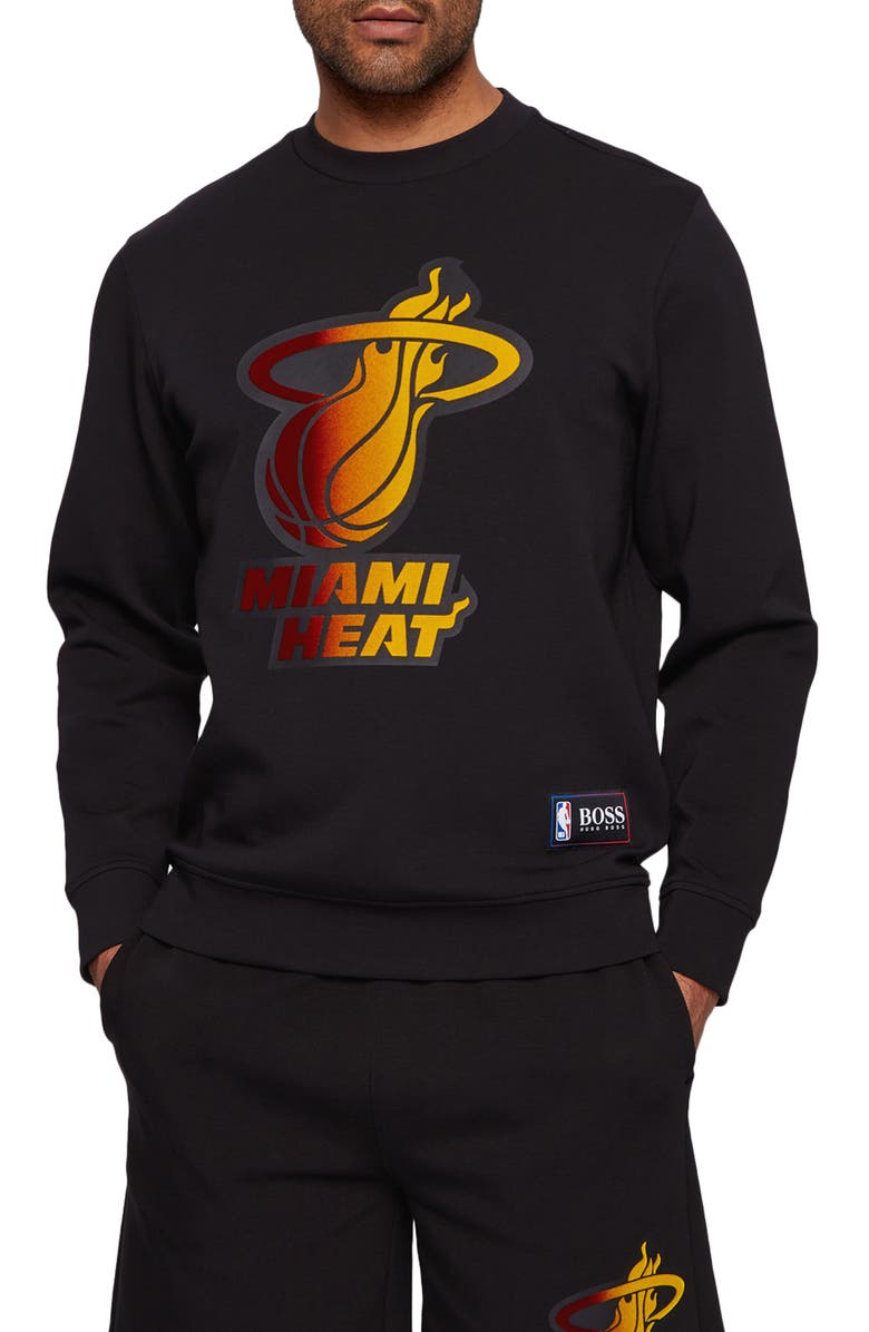 BOSS x NBA Men's Miami Heat Logo Sweatshirt | Nordstromrack