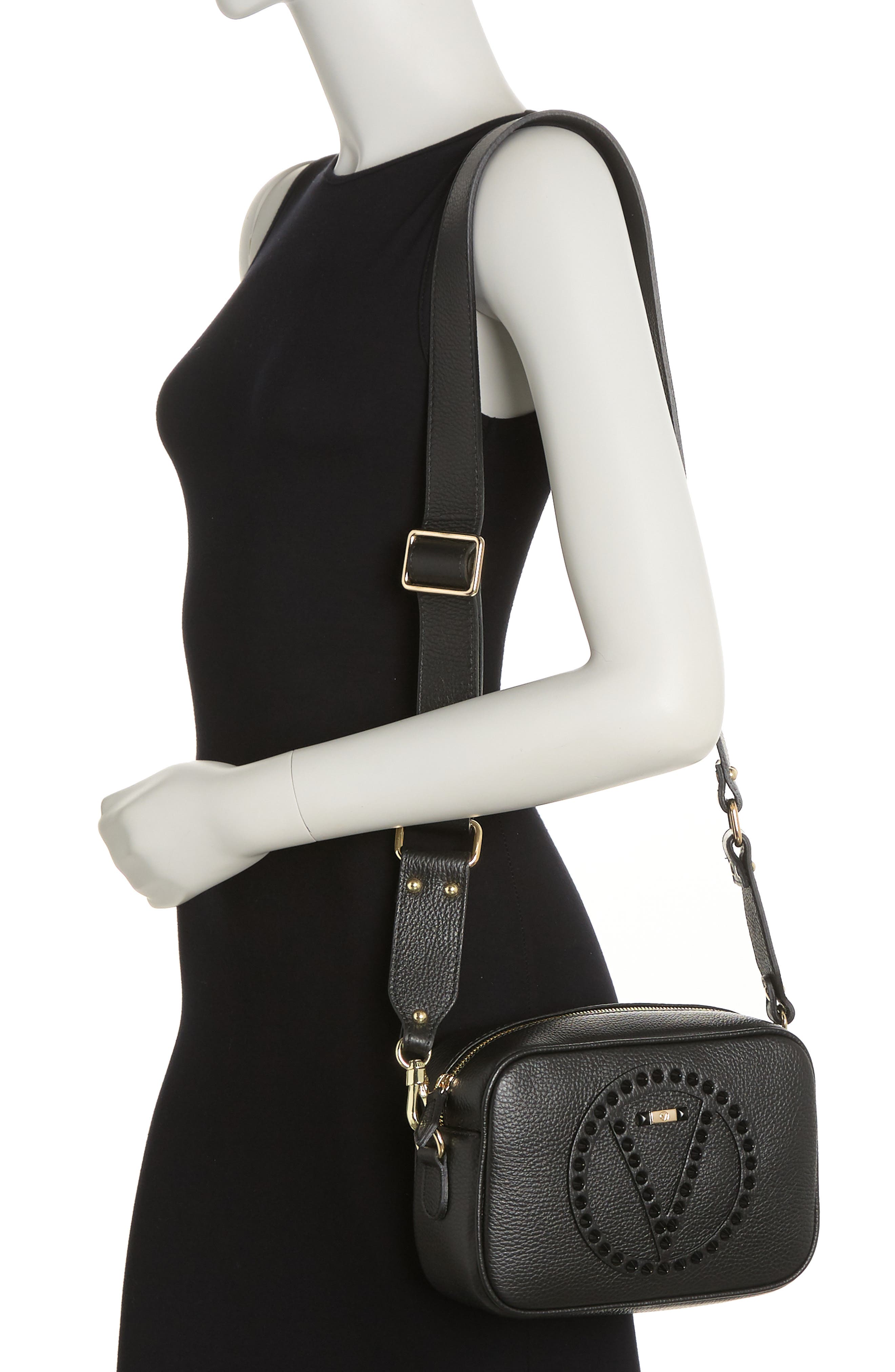 VALENTINO BY MARIO VALENTINO Mia Rock Stud Leather Crossbody Bag ...