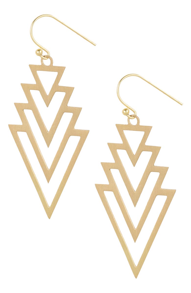 SAACHI Cascading Triangle Drop Earrings | Nordstromrack