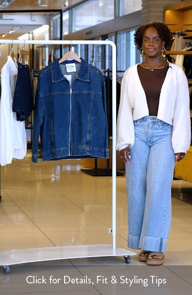 Princess Polly Goldsmith Denim Bomber Jacket | Nordstrom