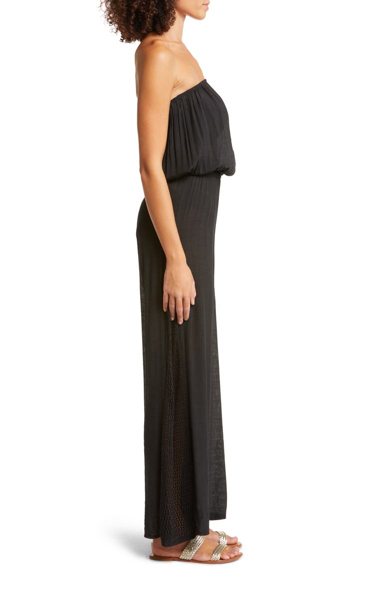 Elan Crochet Trim Strapless Cover-Up Jumpsuit | Nordstromrack