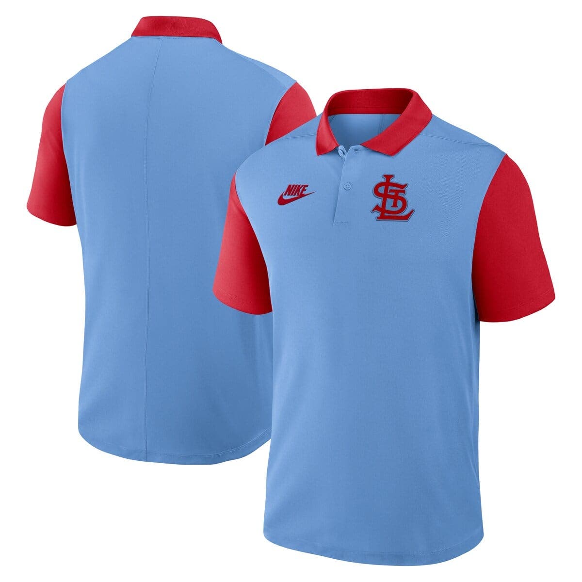 Nike Men's Nike Light Blue/Red St. Louis Cardinals Cooperstown ...