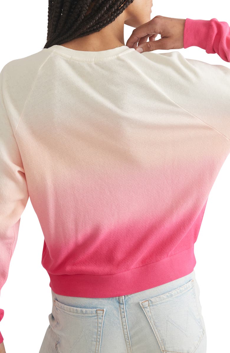 Marine Layer Dip Dye Cotton Sweatshirt | Nordstromrack