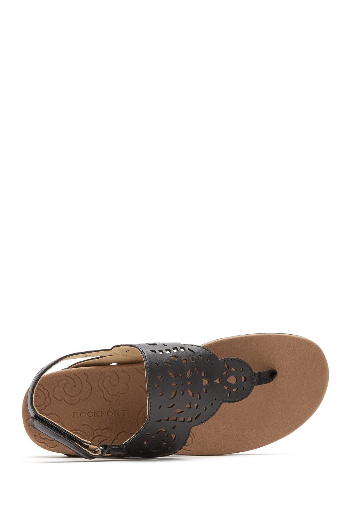 Rockport Ridge Laser Cut Slingback Sandal - Wide Width Available ...