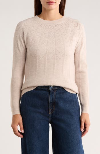Joseph A Open Stitch Sweater | Nordstromrack
