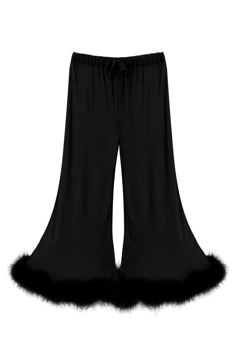 Sleeper Boudoir Pajama Pants with Detachable Feather Trim | Nordstromrack