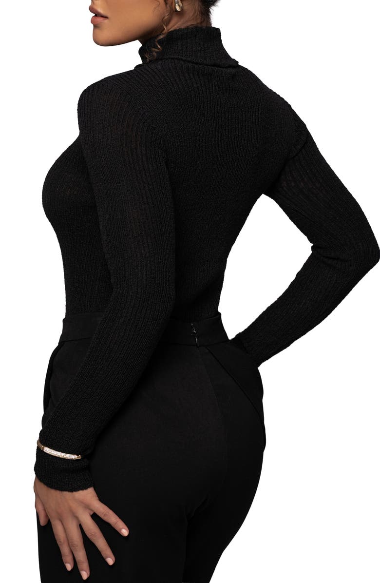 JLUXLABEL Carli Turtleneck Rib Top | Nordstrom