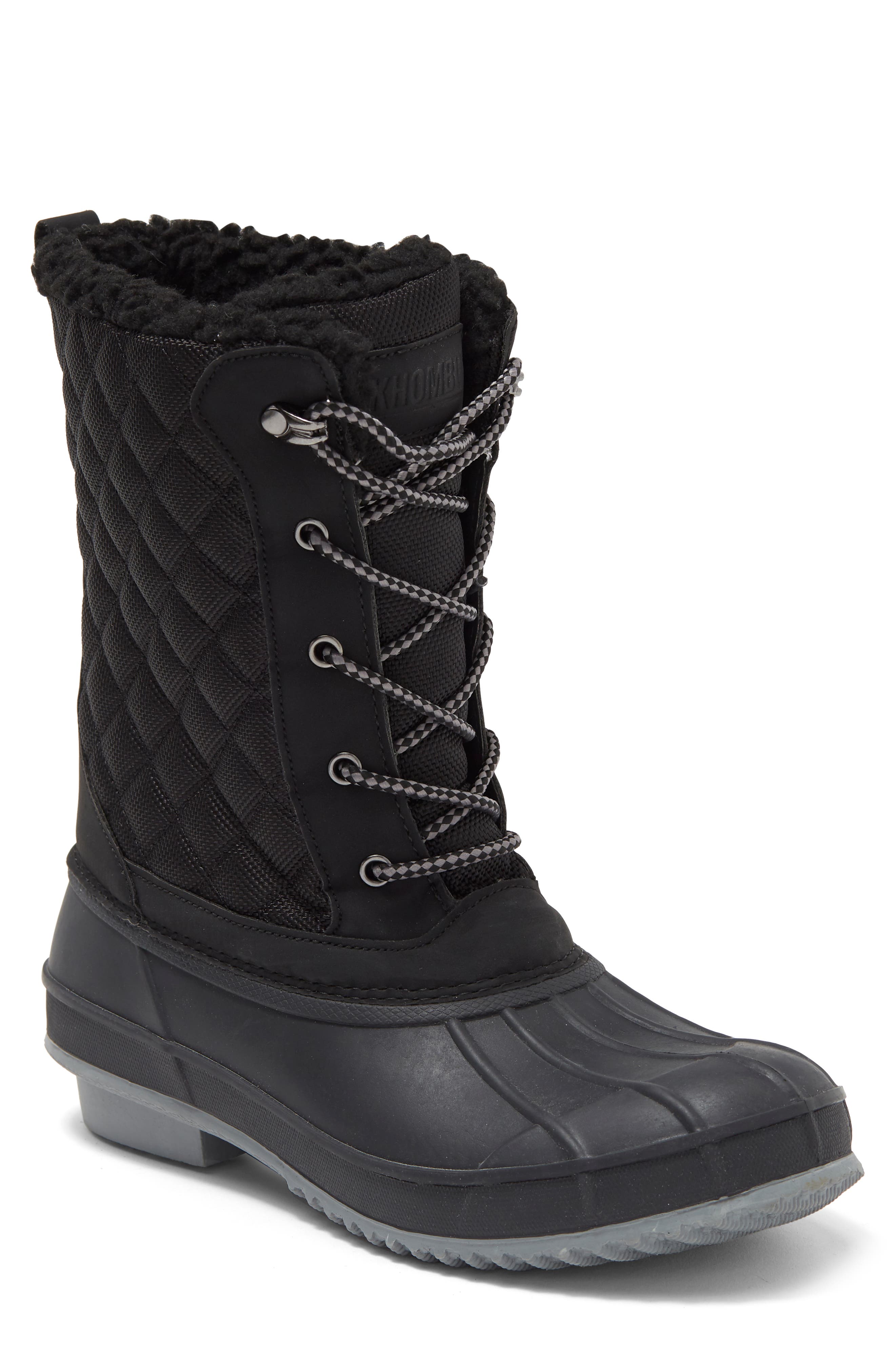 Khombu Wendy Faux Fur Lined Duck Boot (Women) | Nordstromrack