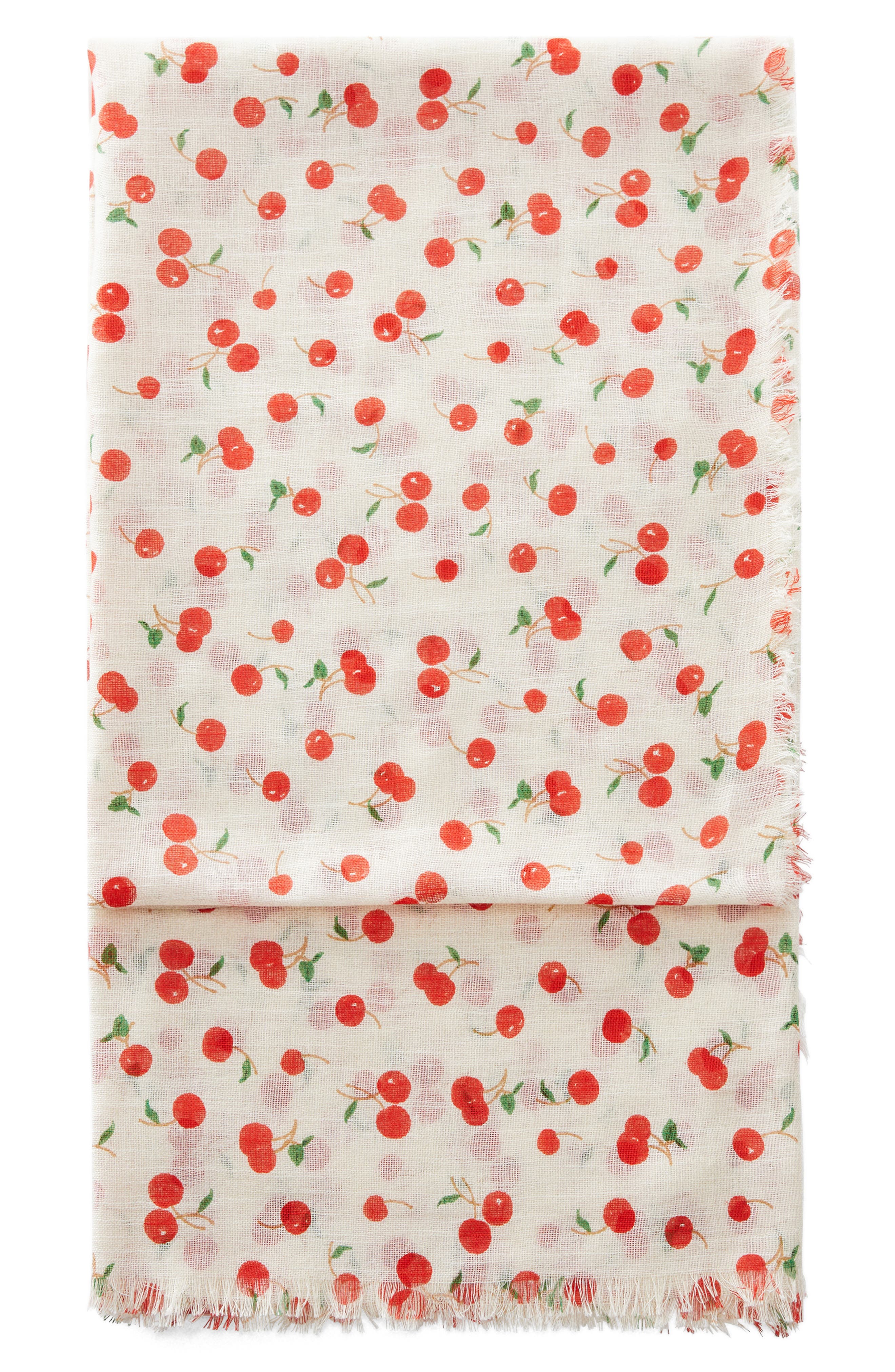 MANGO Cherry Print Scarf | Nordstrom