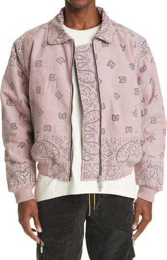 Rhude Bandana Bomber Jacket | Nordstrom