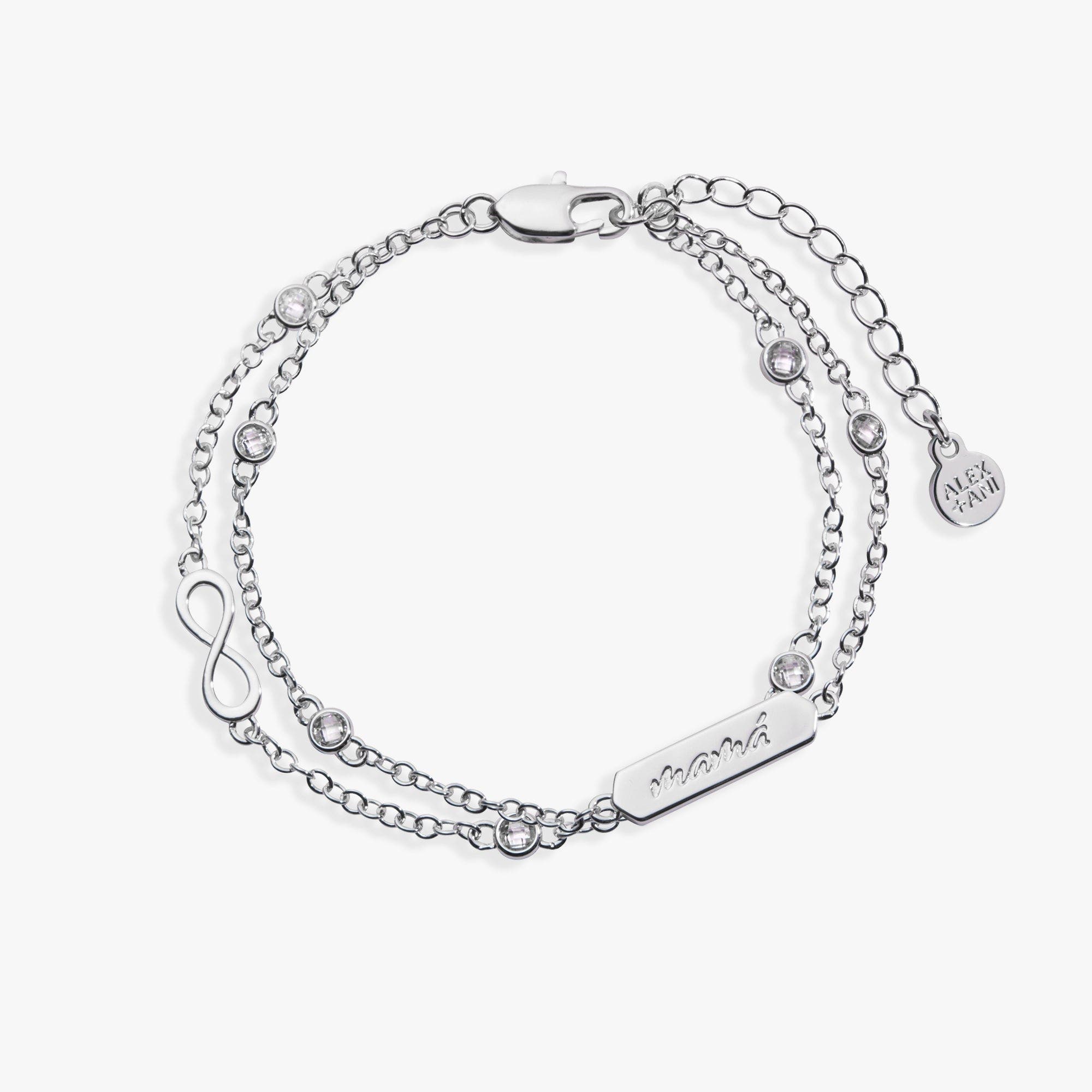 Alex and Ani Mamá Infinity Adjustable Chain Bracelet | Nordstrom