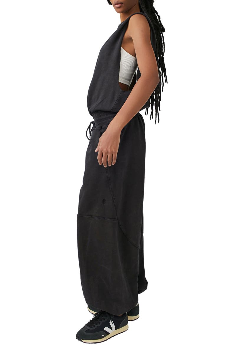 Free People Throw & Go Wide Leg Cotton Jumpsuit | Nordstromrack