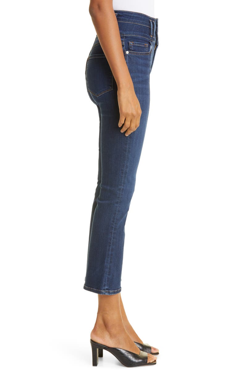 FRAME Le Catroux Center Seam Crop Mini Bootcut Jeans | Nordstrom