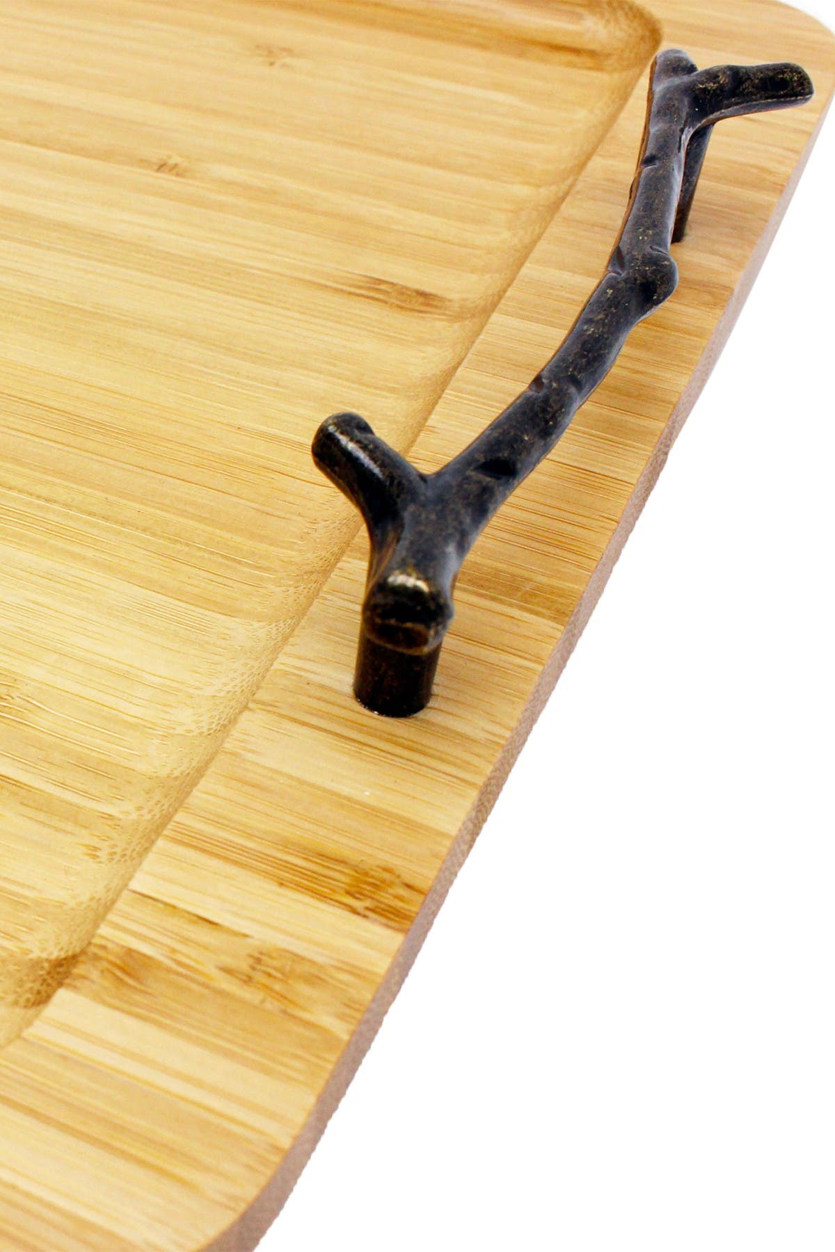 BergHOFF Wrought Iron Handle Bamboo Tray | Nordstromrack