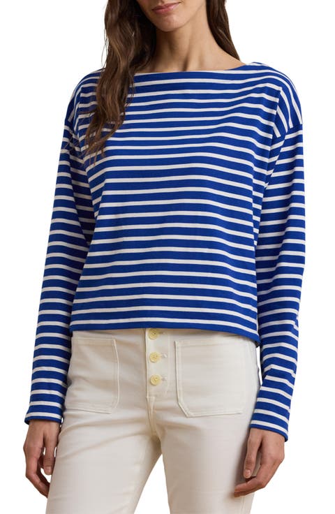 Women's Blue Striped Tops | Nordstrom