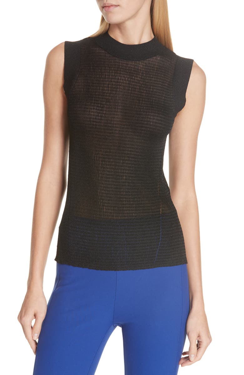 rag & bone Raina Metallic Stripe Tank Top | Nordstromrack