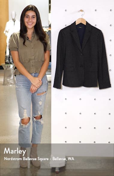 Theory Shrunken Houndstooth Jacket | Nordstromrack