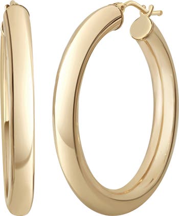 Bony Levy 14K Yellow Gold Tube Hoop Earrings | Nordstromrack