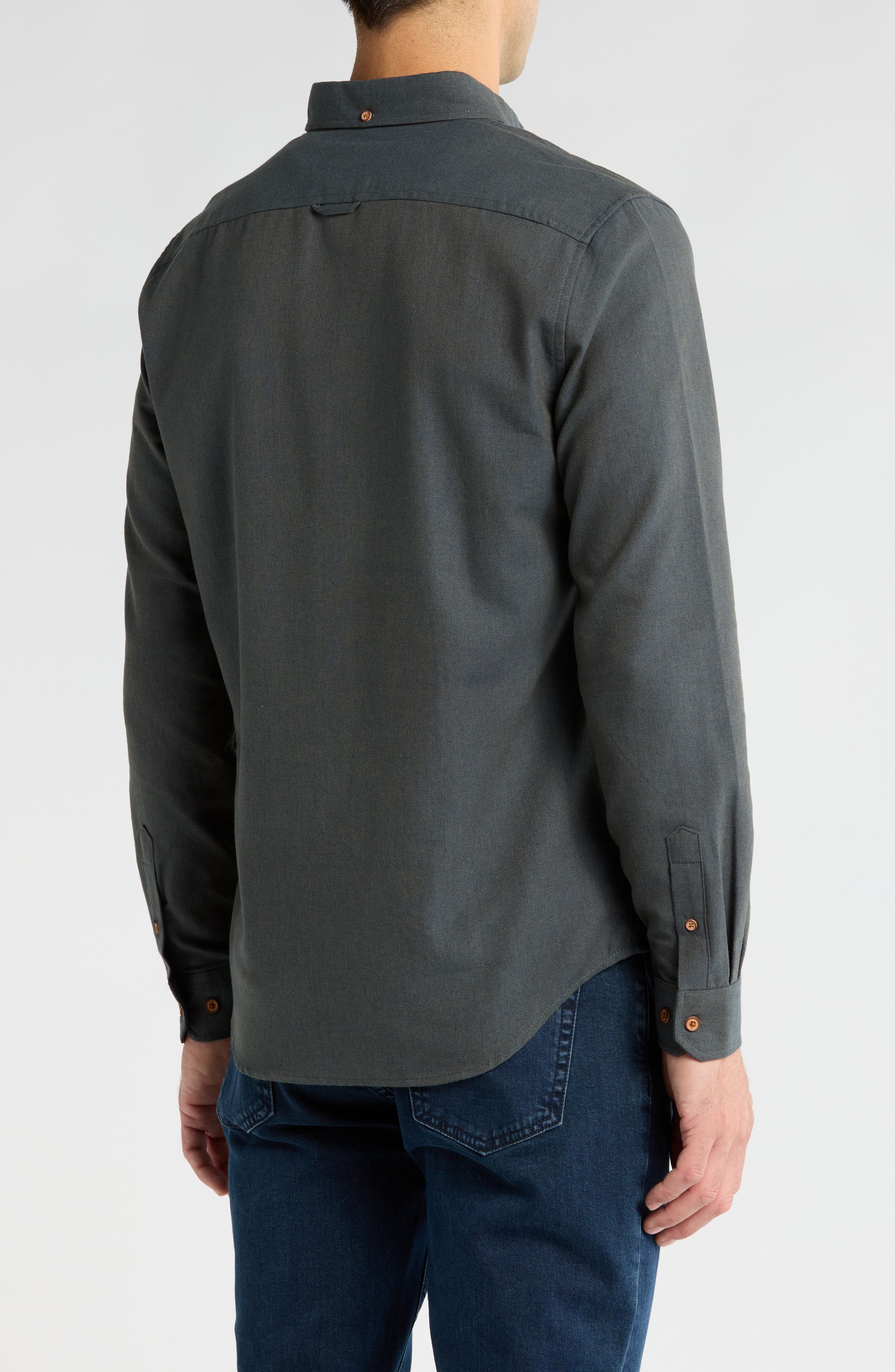 Ben Sherman Herringbone Button-Down Shirt | Nordstromrack