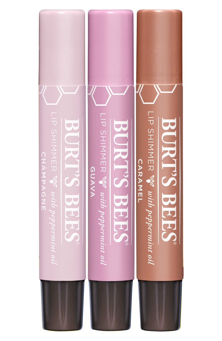 Burt's Bees Kissable Color Frosty Collection Lip Shimmer Gift Set ...