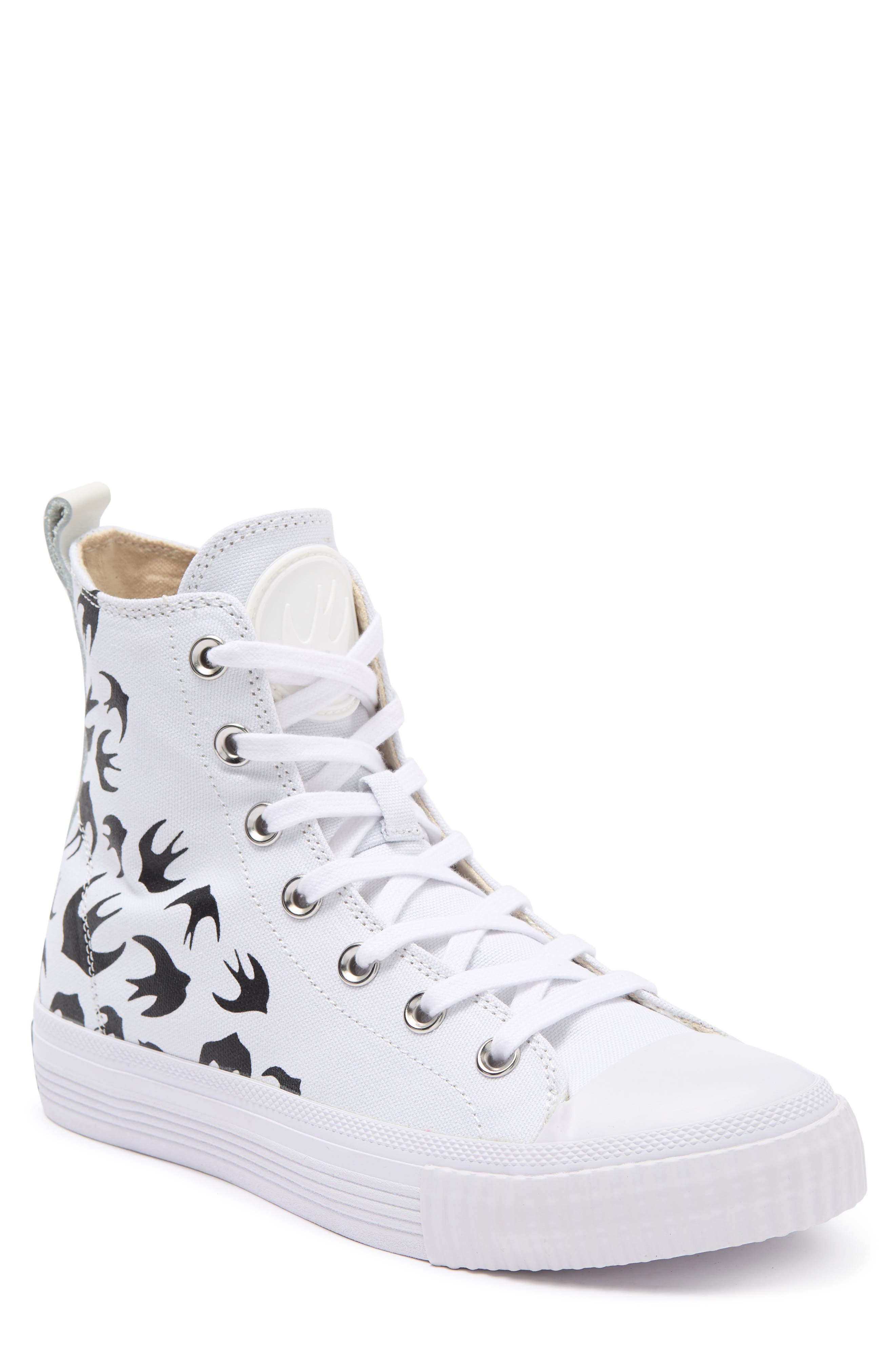 McQueen MCQ BY ALEXANDER MCQUEEN Swallow Swarm Vulcanized Hi Top ...