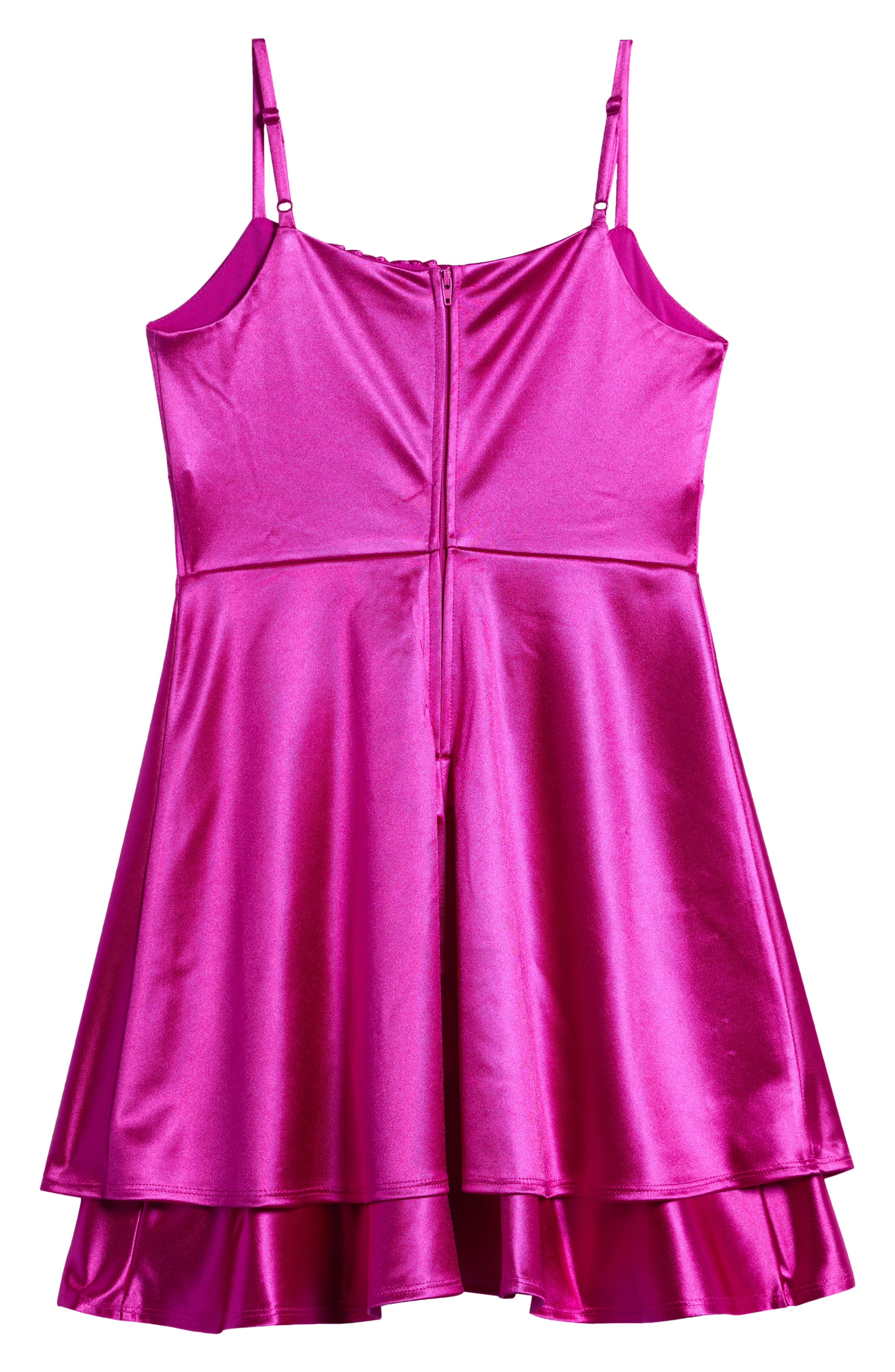 LOVE, NICKIE LEW Kids' Emma Satin Dress | Nordstromrack