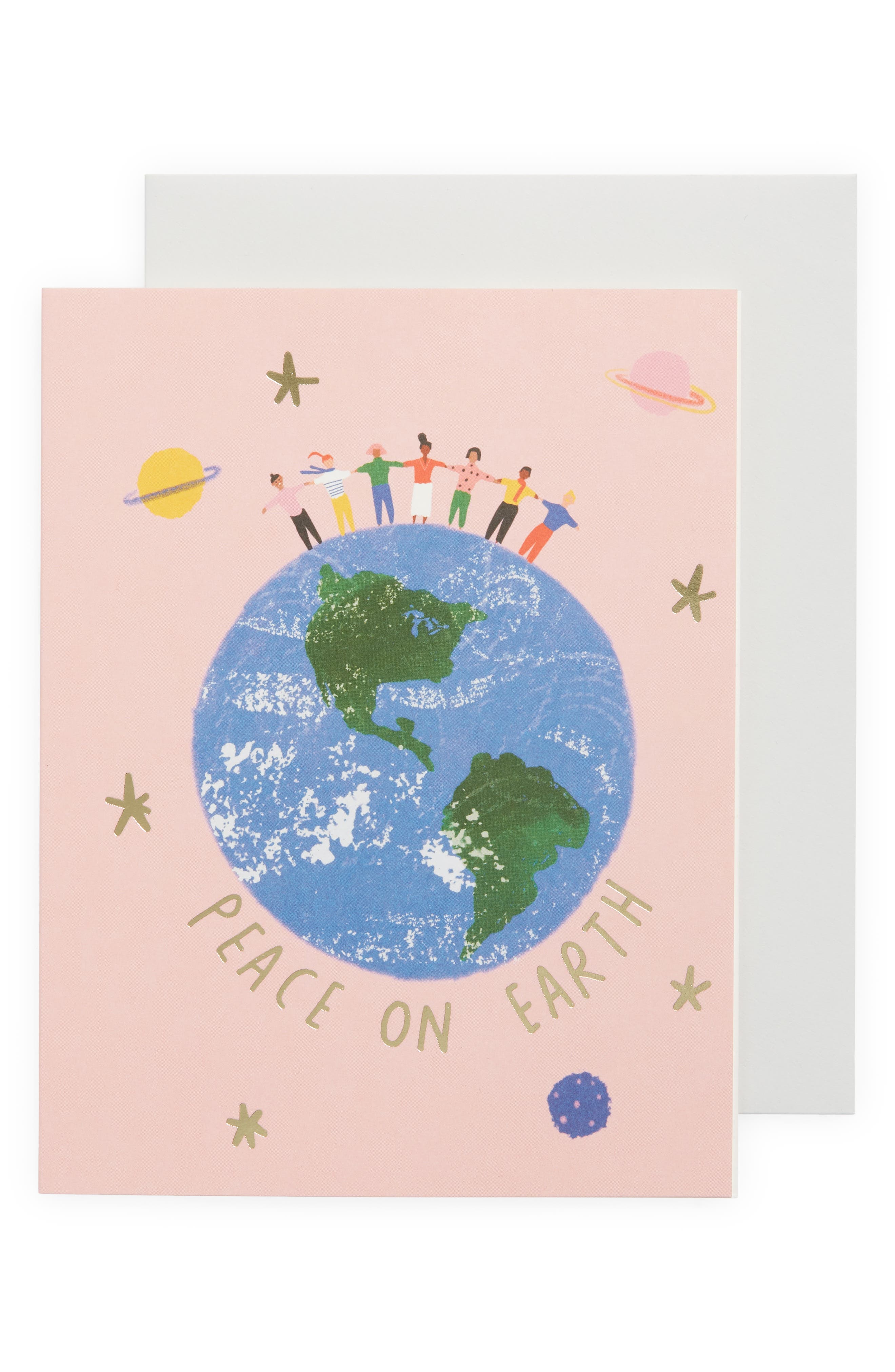 Carolyn Suzuki Goods Peace on Earth Greeting Card | Nordstromrack