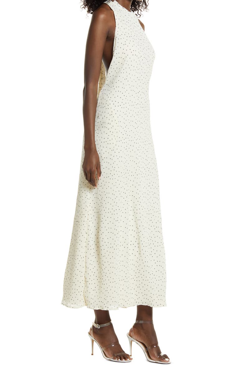 Lulus Wonder Years Polka Dot Midi Dress | Nordstromrack