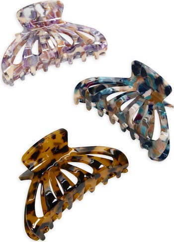 Tasha Assorted 3-Pack Jaw Hair Clips | Nordstrom