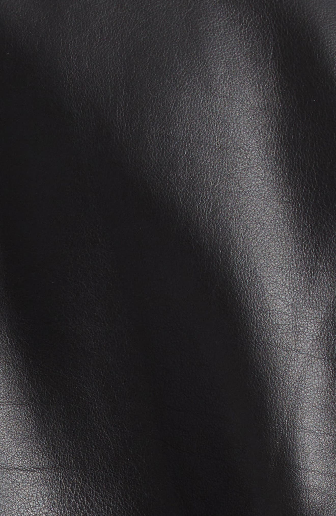 Balenciaga 3B Logo Oversize Leather Track Jacket | Nordstrom