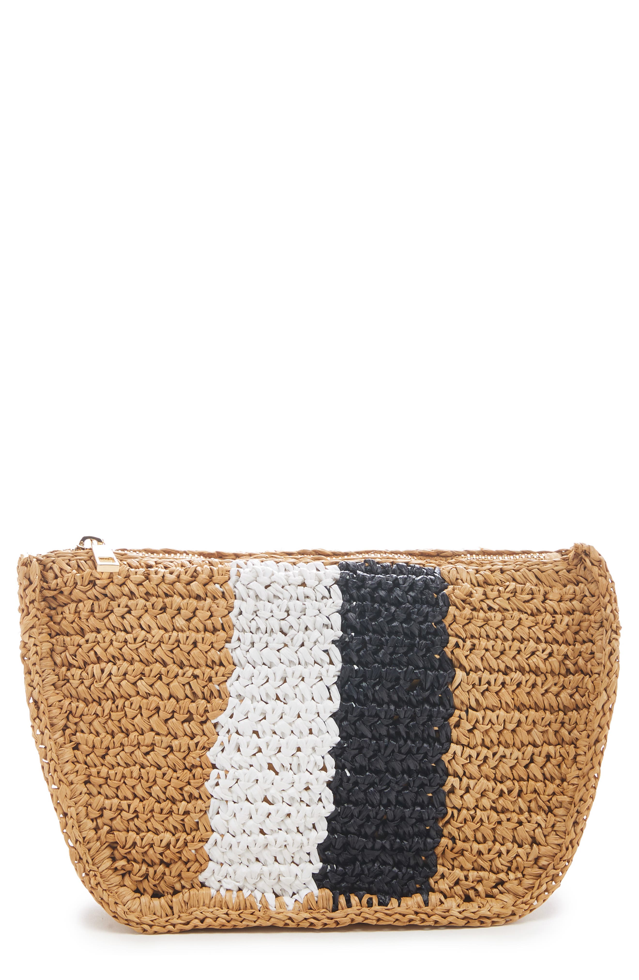 Sole Society Chade Stripe Woven Crossbody Bag | Nordstromrack