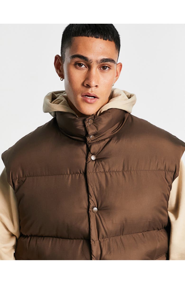 ASOS DESIGN Oversize Puffer Vest | Nordstrom