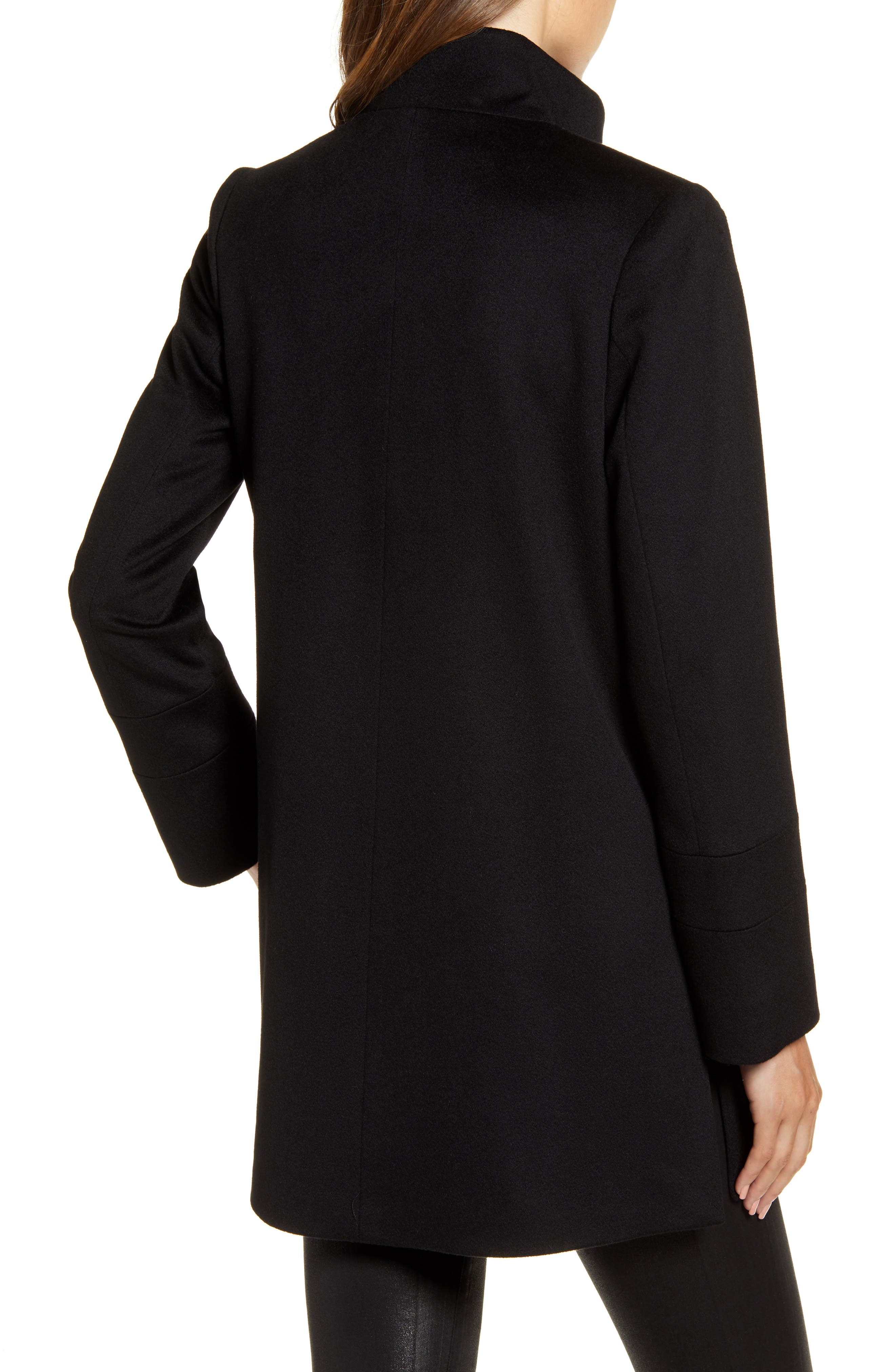 Fleurette Stand Collar Wool Car Coat | Nordstrom