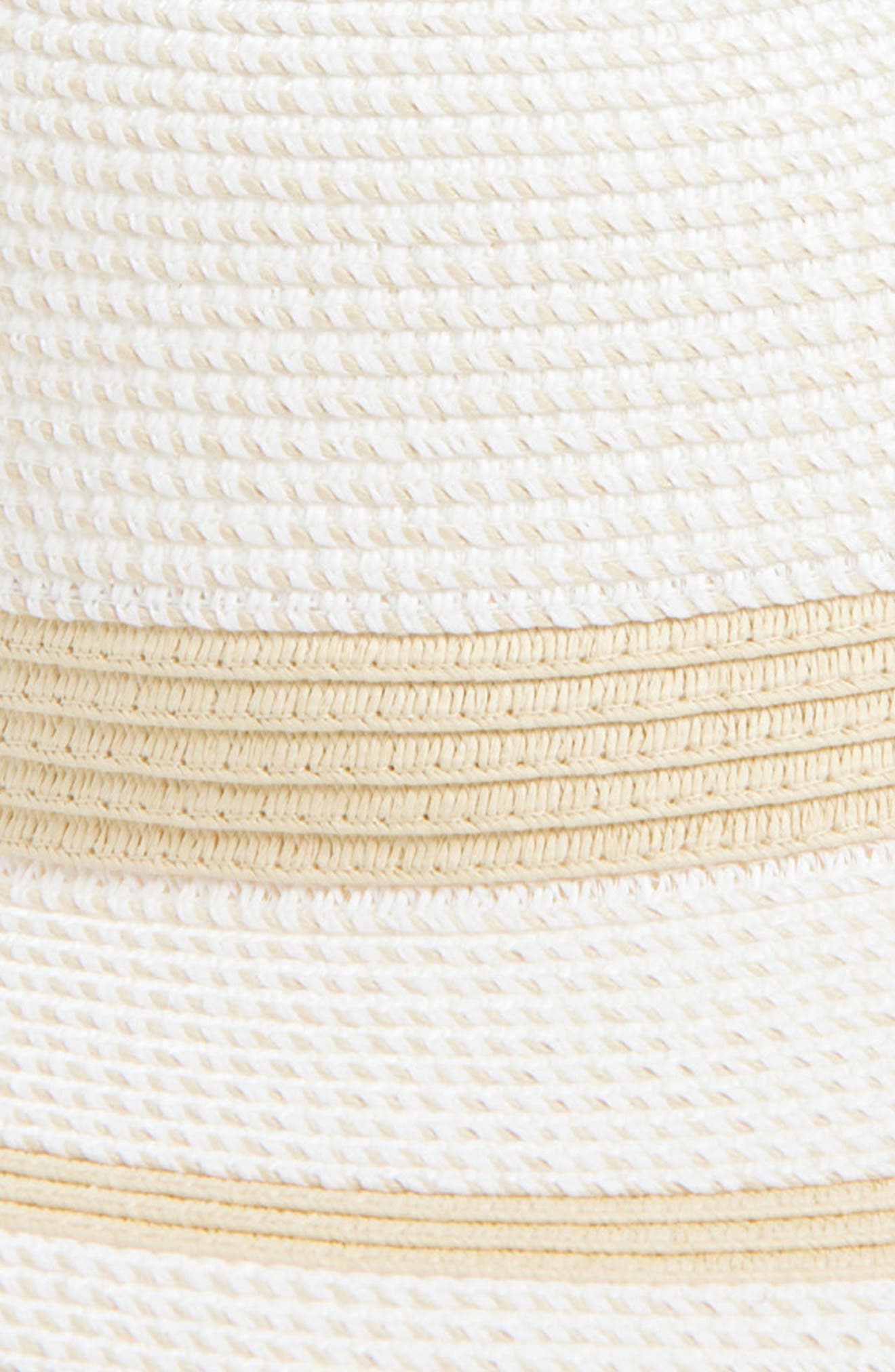 Two-Color Texture Raffia Straw Sun Hat (Women) | Nordstromrack
