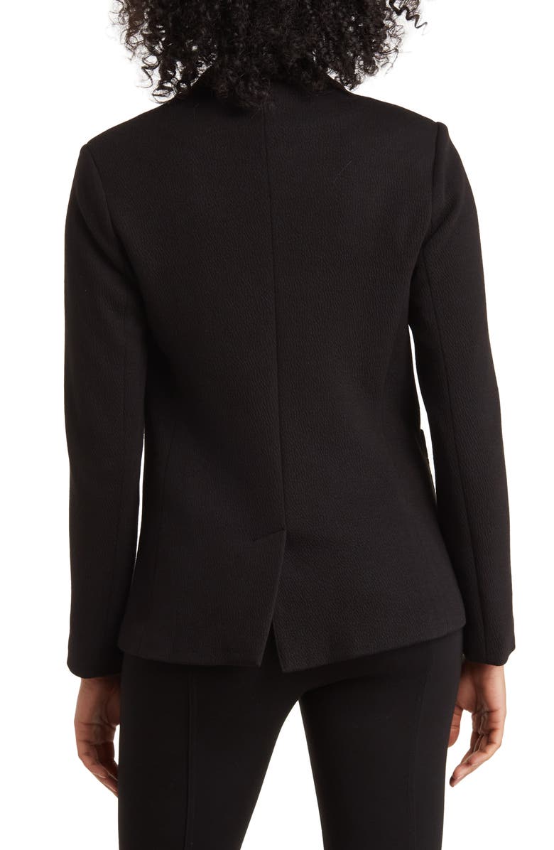 DR2 by Daniel Rainn Textured Notch Collar Long Sleeve Blazer ...