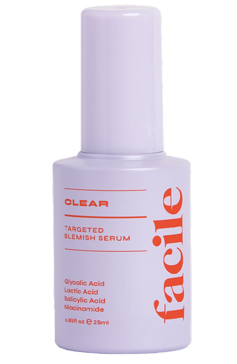 FACILE Clear Exfoliating Serum for Blemishes with 10% AHA + BHA Blend ...