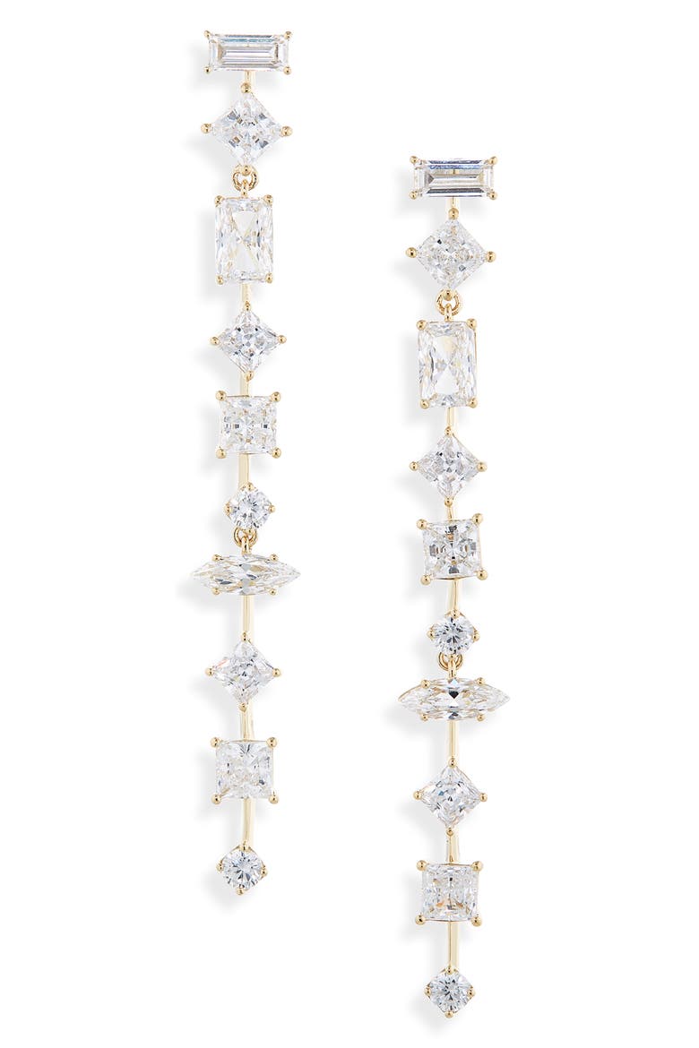 Cubic Zirconia Linear Earrings (Women) | Nordstromrack