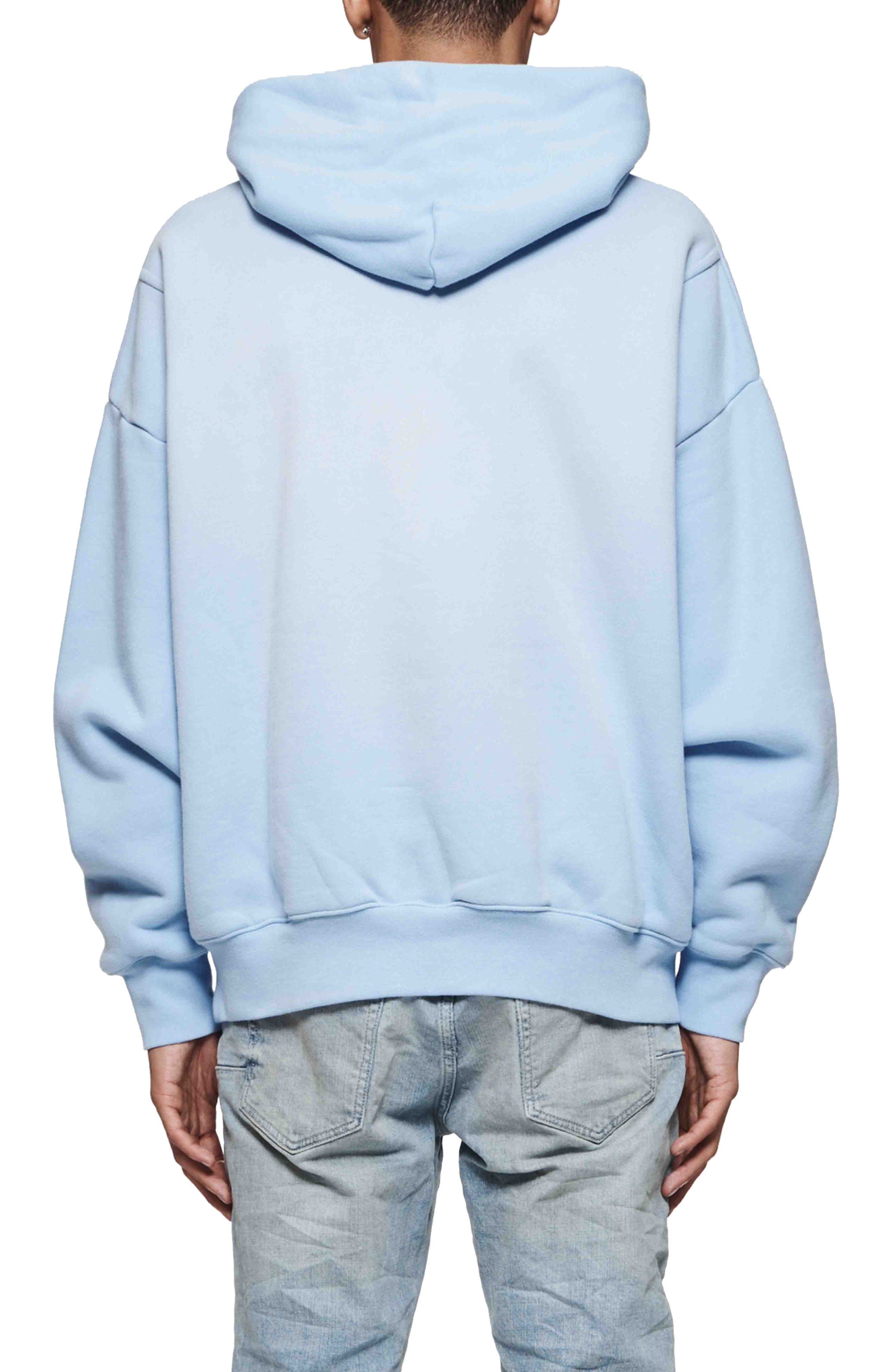 PURPLE BRAND Logo Appliqué Oversize Heavyweight Fleece Hoodie ...