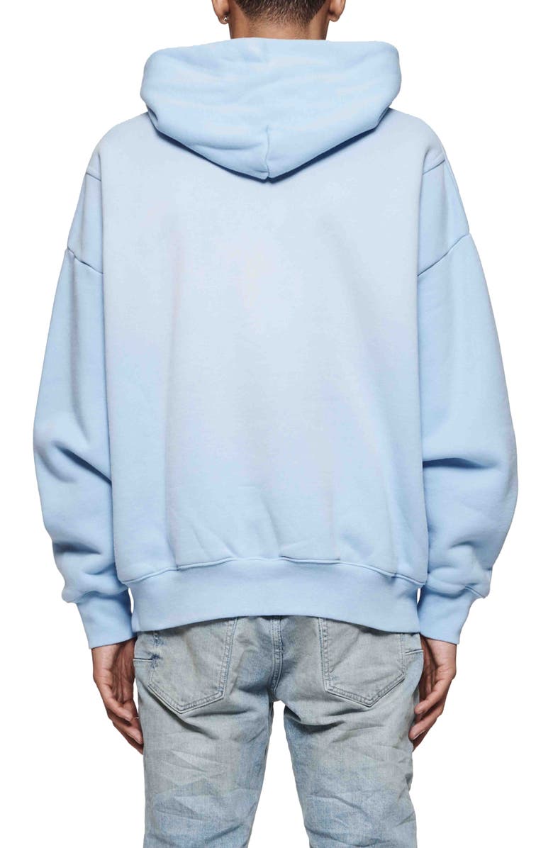 PURPLE BRAND Logo Appliqué Oversize Heavyweight Fleece Hoodie ...