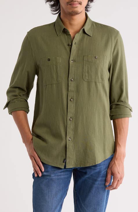 Men's Green Button Up Shirts | Nordstrom Rack