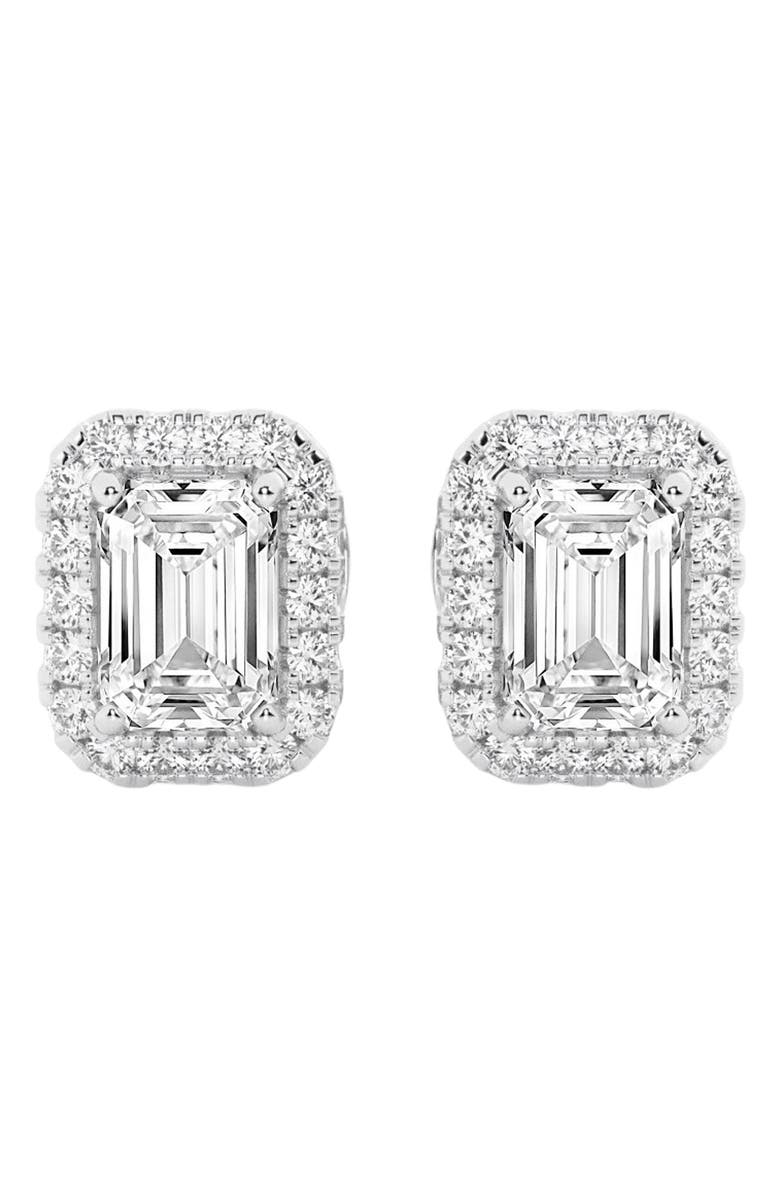 Badgley Mischka Collection 14K White Gold Lab Grown Diamond Stud ...