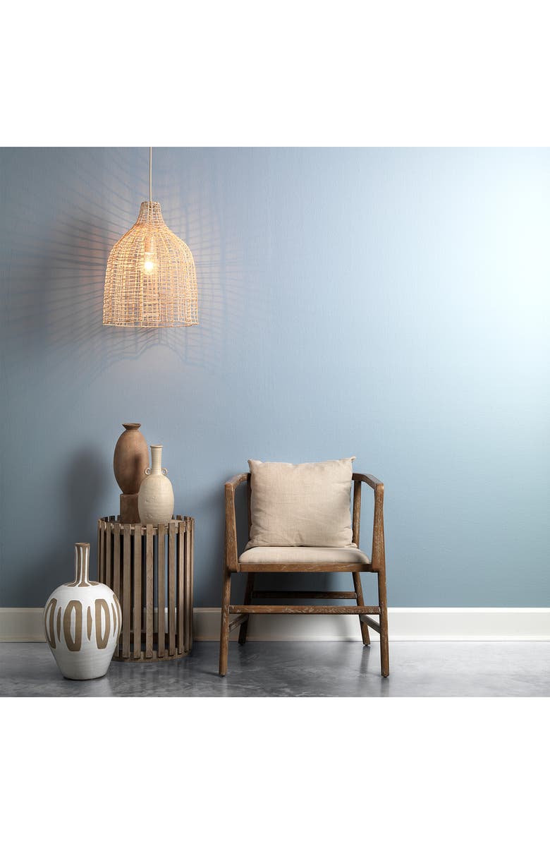 SHINE STUDIO Whisper Hand-Woven Natural Rattan Light Canopy | Nordstromrack