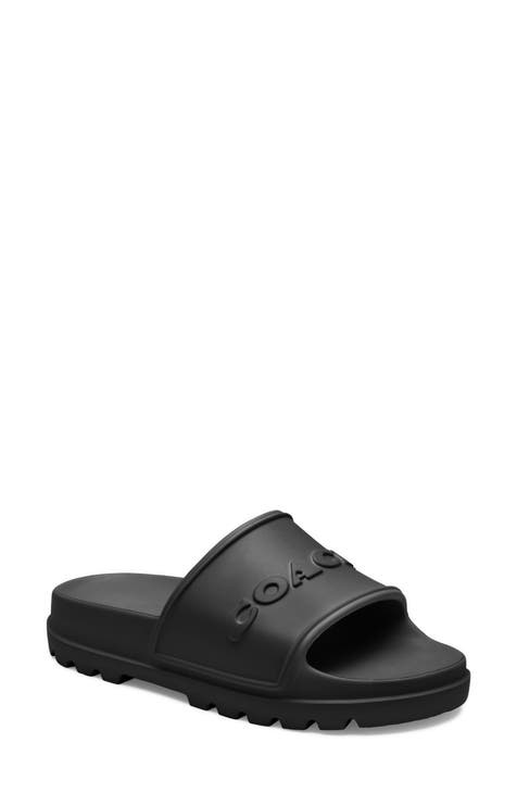 Coach women's slide sandals store