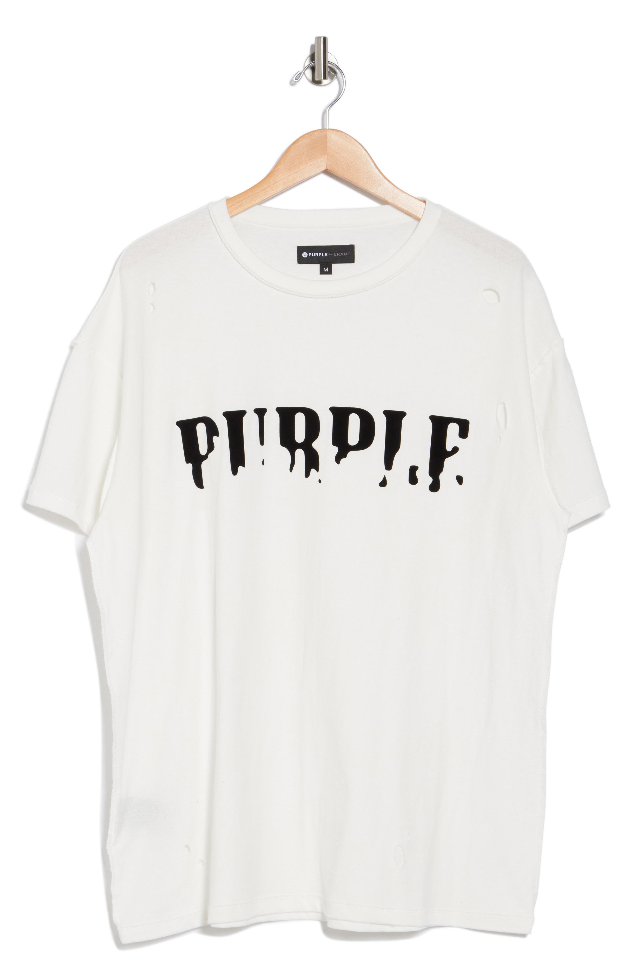 PURPLE BRAND Text Inside Out Logo Graphic T-Shirt | Nordstromrack