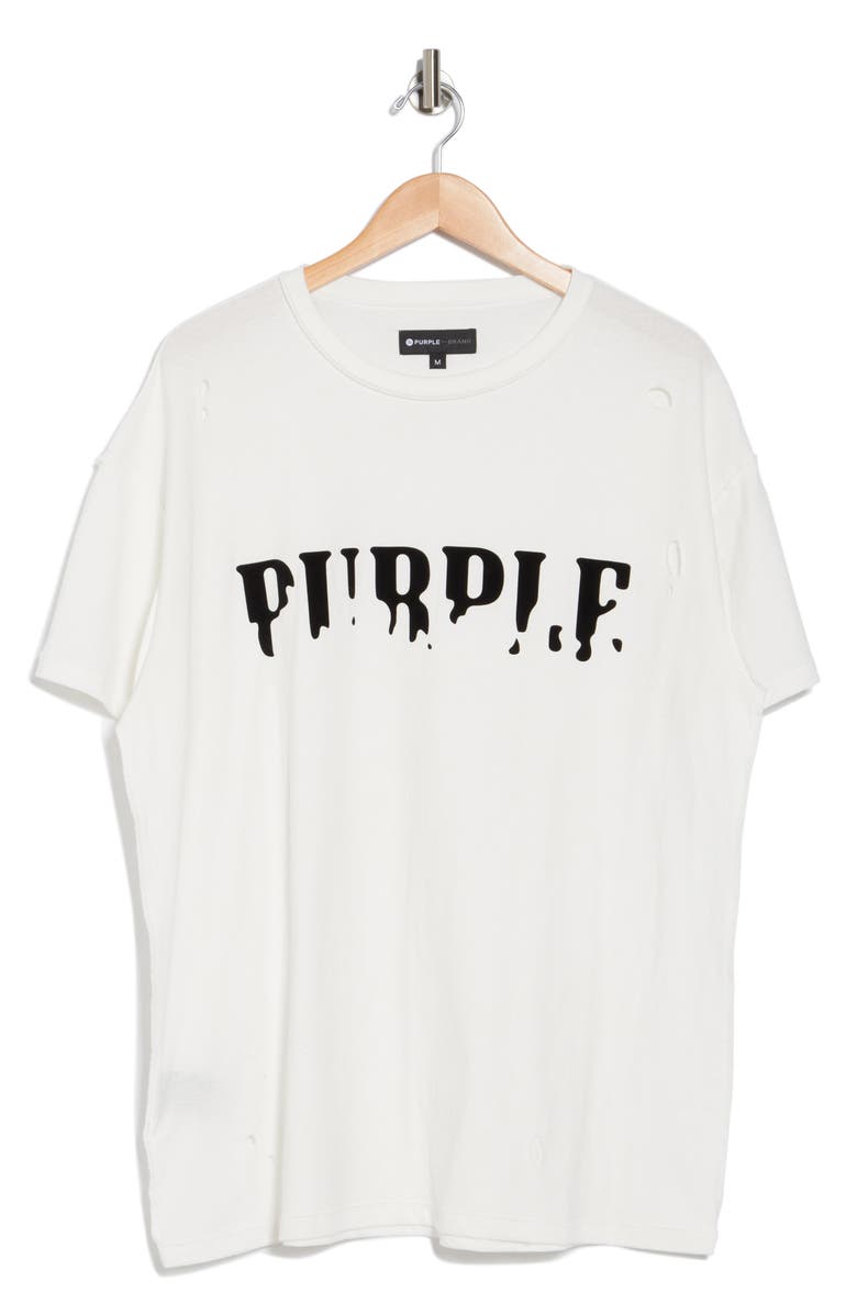 PURPLE BRAND Text Inside Out Logo Graphic T-Shirt | Nordstromrack